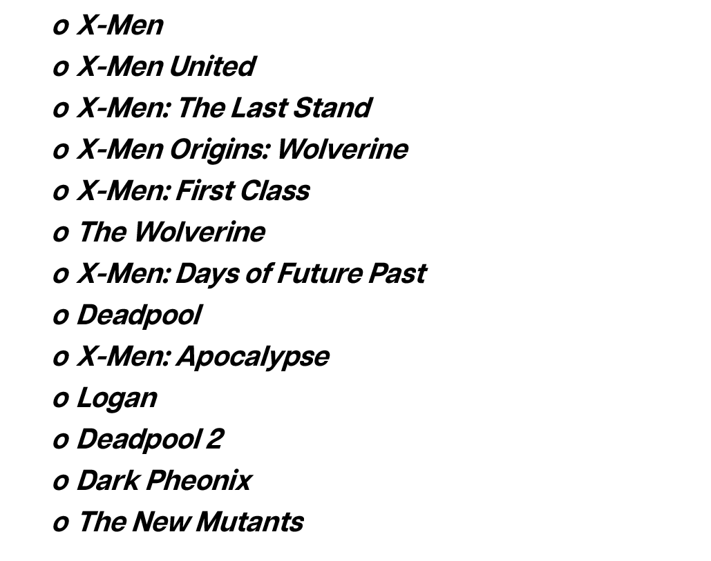 อยากดู X-MEN เริ่มดูอย่างไร